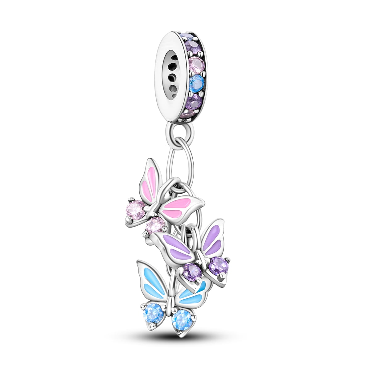 MULA Mother's Gifts 925 Sterling Silver Charms for Bracelet Butterfly ...