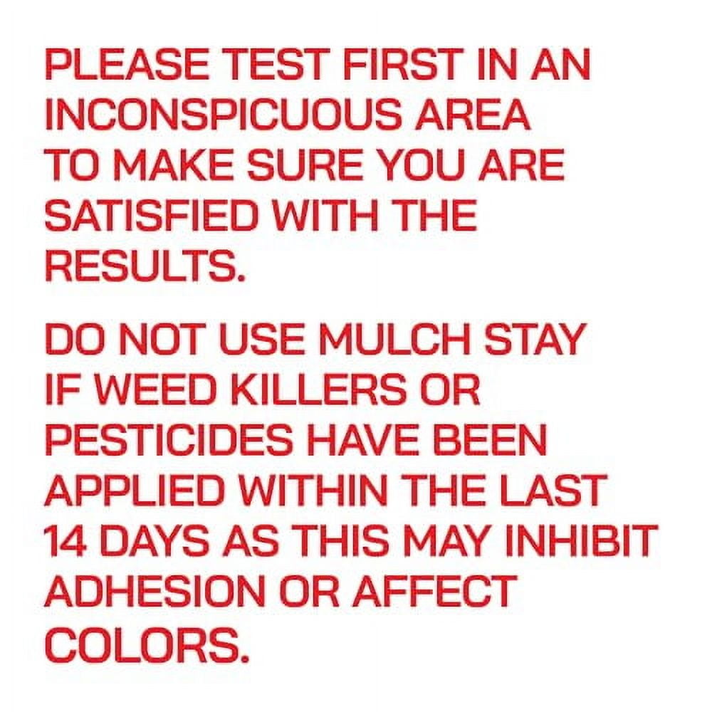 MULCH STAY Mulch Glue, Stone Glue & Preservative for Landscaping. 128 ...