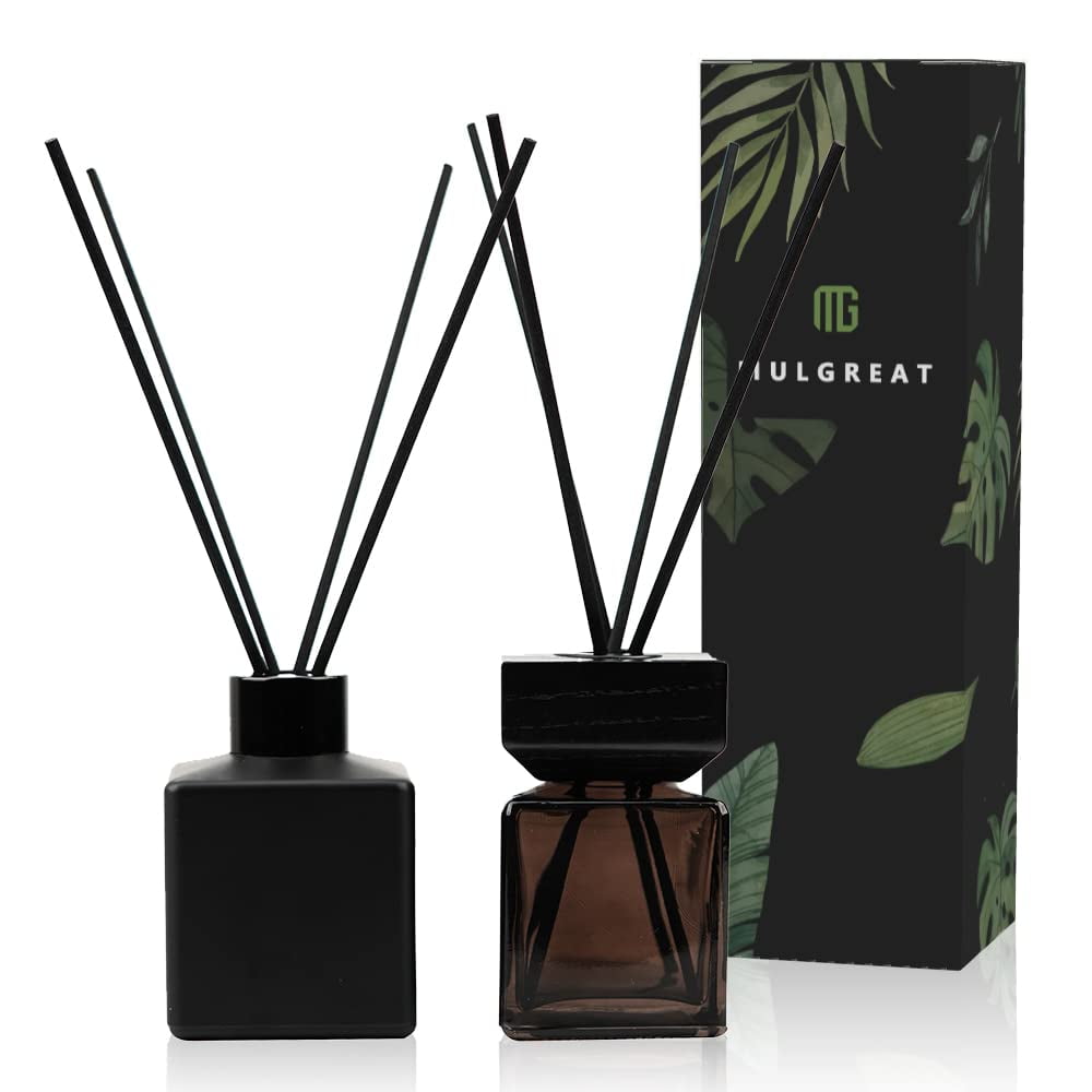 MULGREAT Reed Diffuser Set with Stick, Refillable Diffuser Bottles Set ...