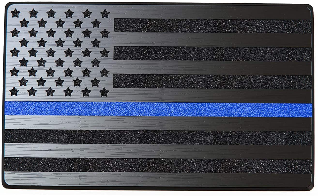 MULL USA 3D Metal Flag Fender Emblem for Cars Trucks 1pcs (5"x3", Black ...