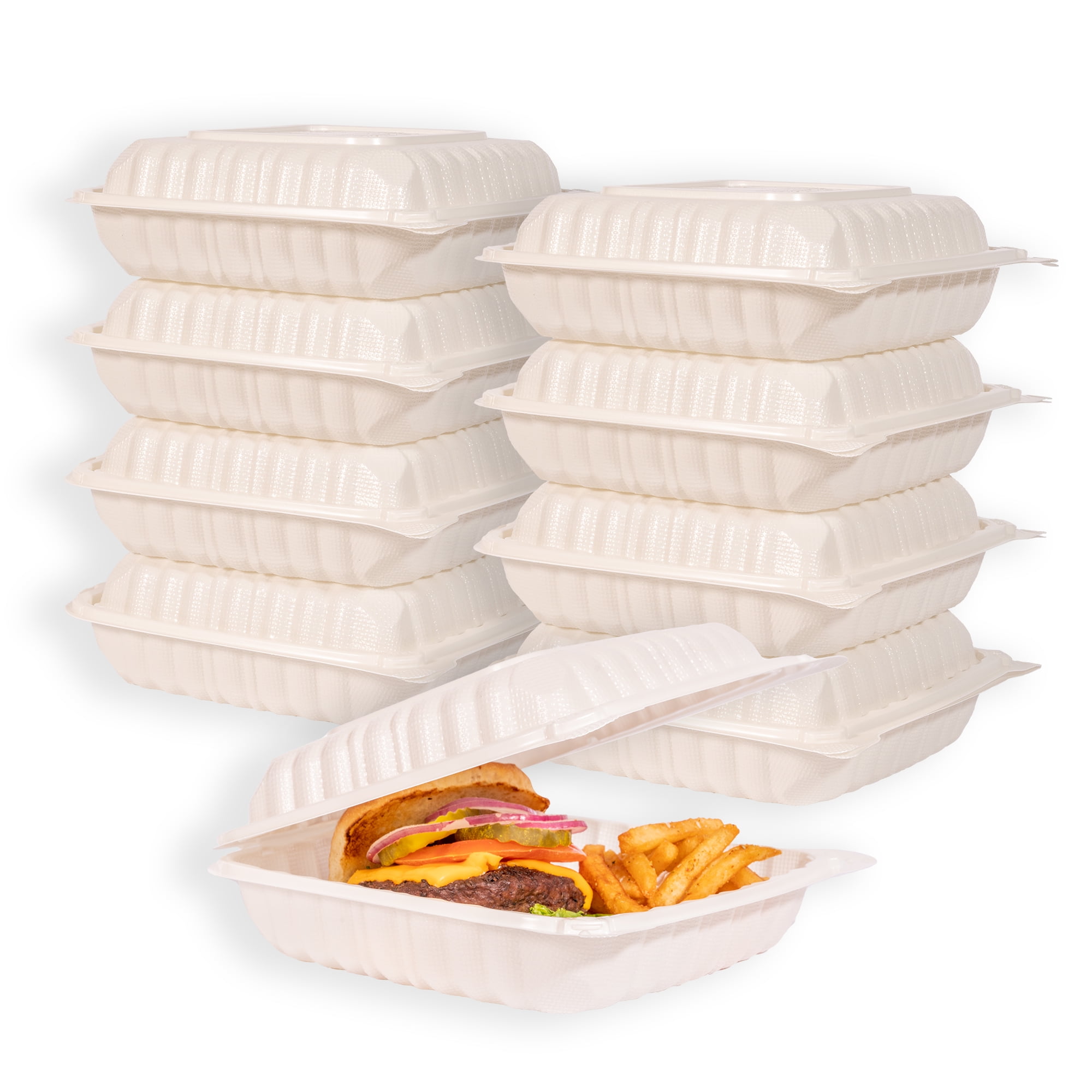 MULMEHË Eco-Friendly Mineral Filled Polypropylene Plastic Hinged Take ...