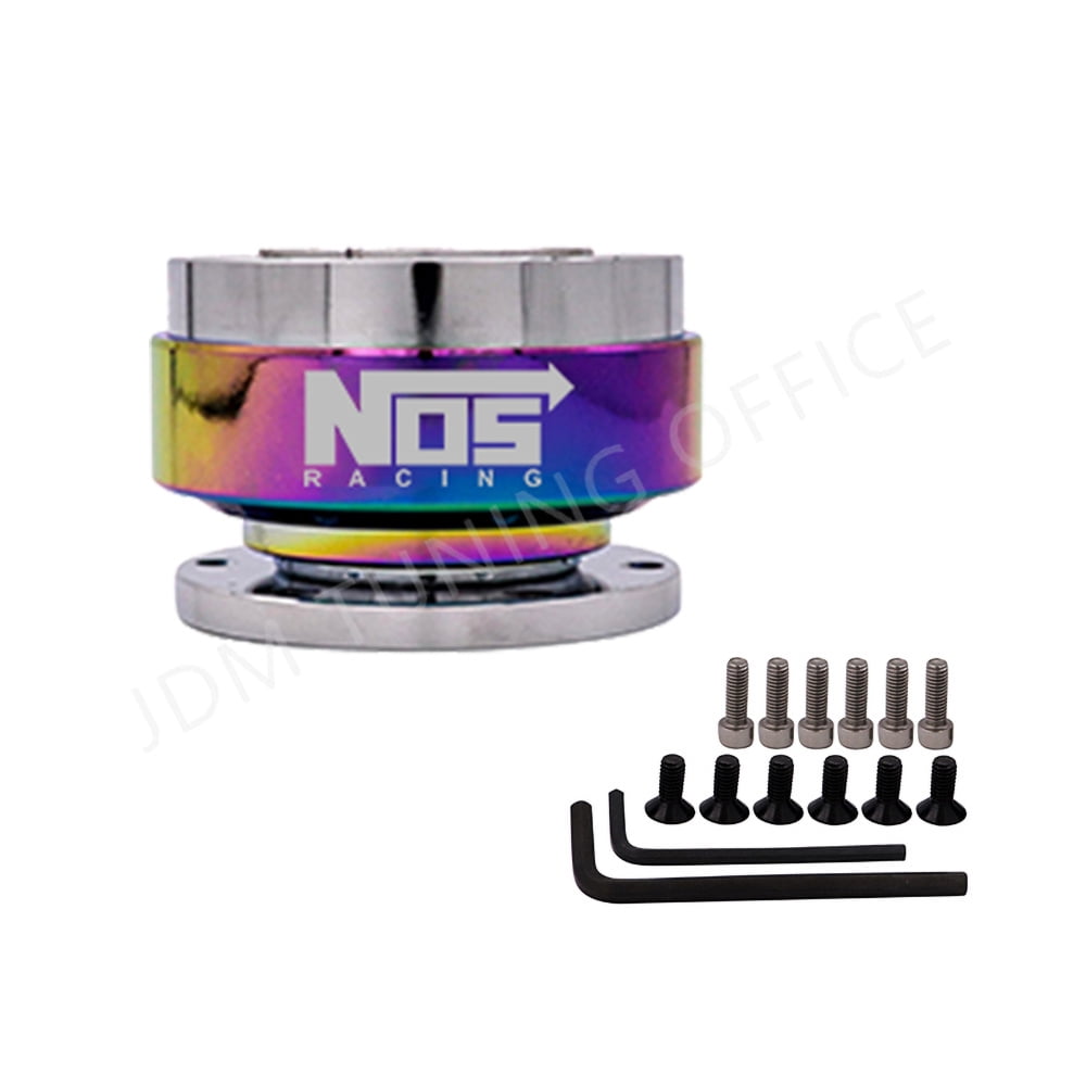 MULTI-Black Steering Wheel Snap Off Quick Release Hub Adapter NOS ...