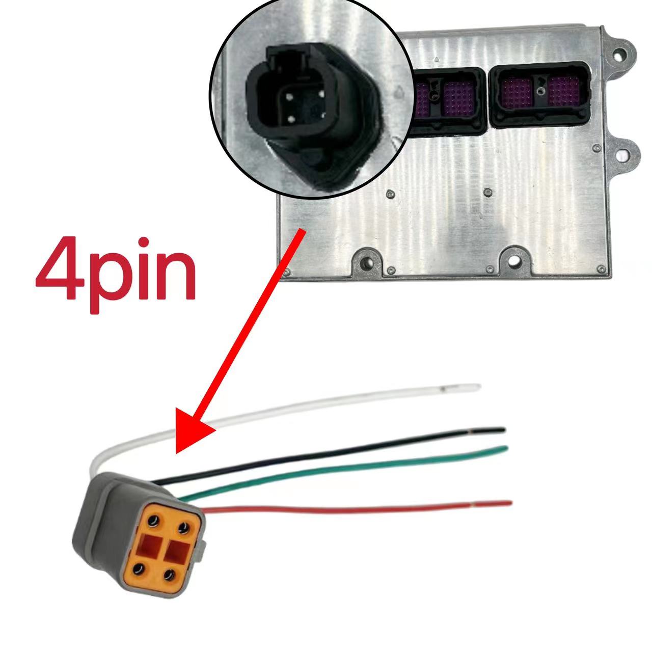 MULTI-ECU Connector with connecting wire, 4963807, 4995445, 4988820 ...