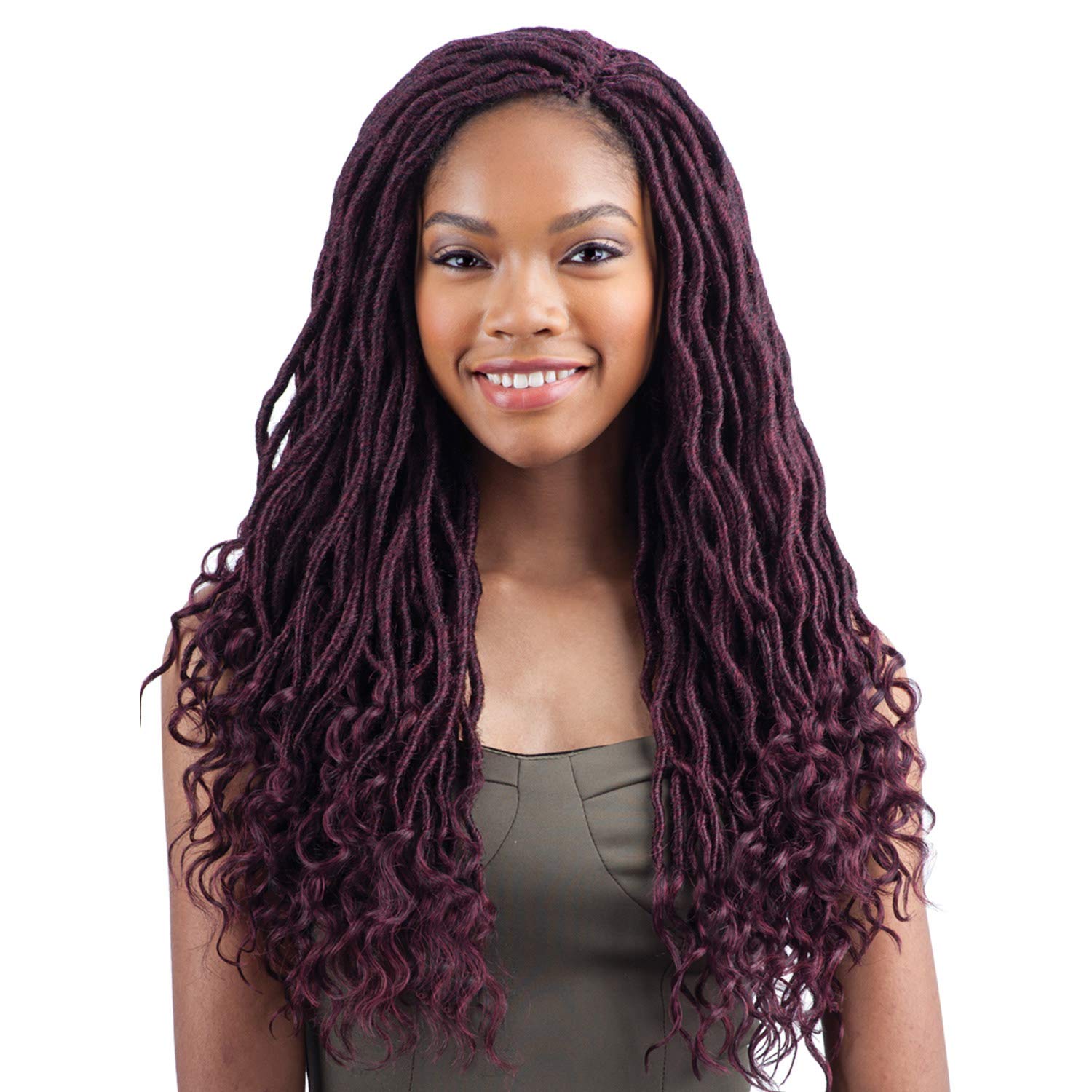 MULTI PACK DEALS! Synthetic Hair Crochet Goddess Loc 18" (6-PACK, 2 ...