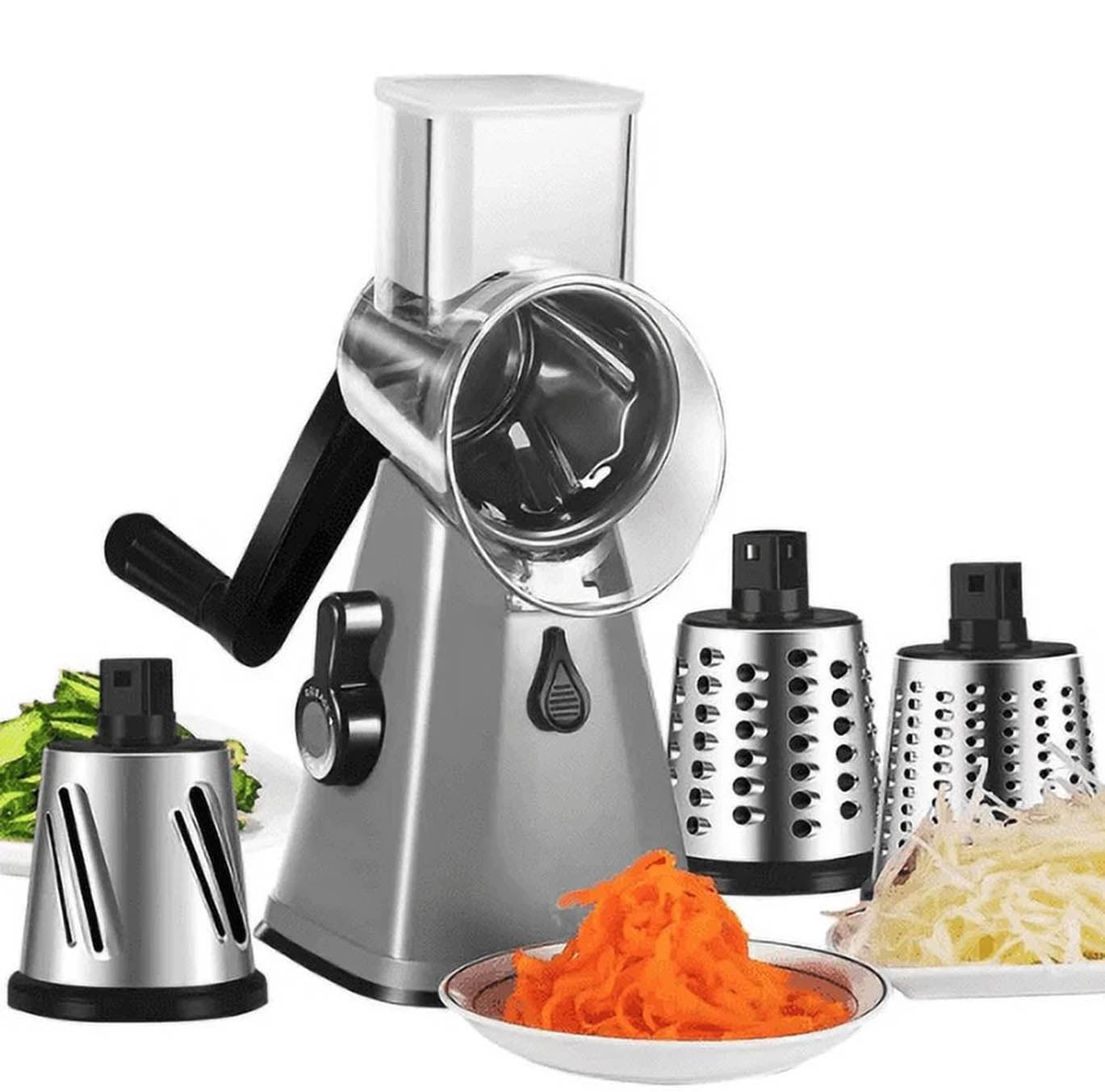 MULTI-SLICER 3-IN-1 GRATER AND VEGGIE SLICER [Black] - Walmart.com