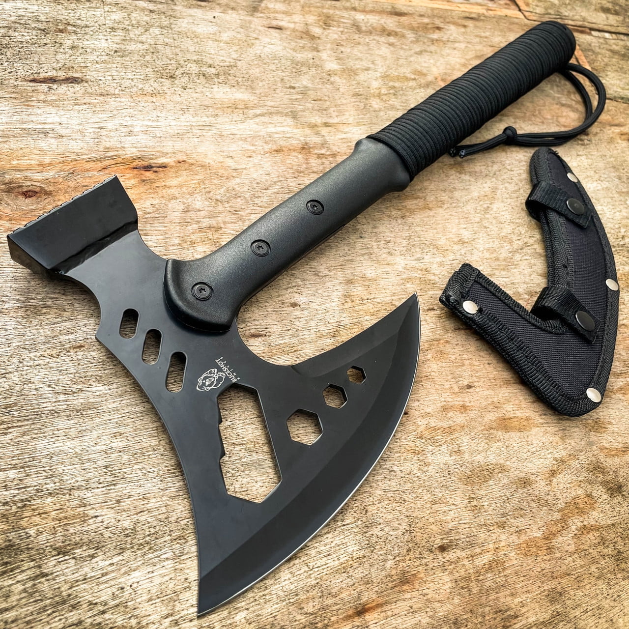 MULTI-TOOL HAMMER AND AXE WITH SHEATH - STAINLESS STEEL HEAD, TPU ...