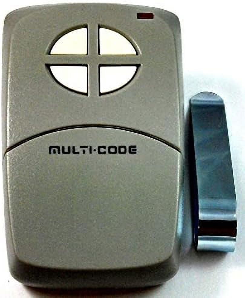 MULTICODE 4140 4 Button Garage Gate Remote 4140 300MHz - Walmart.com