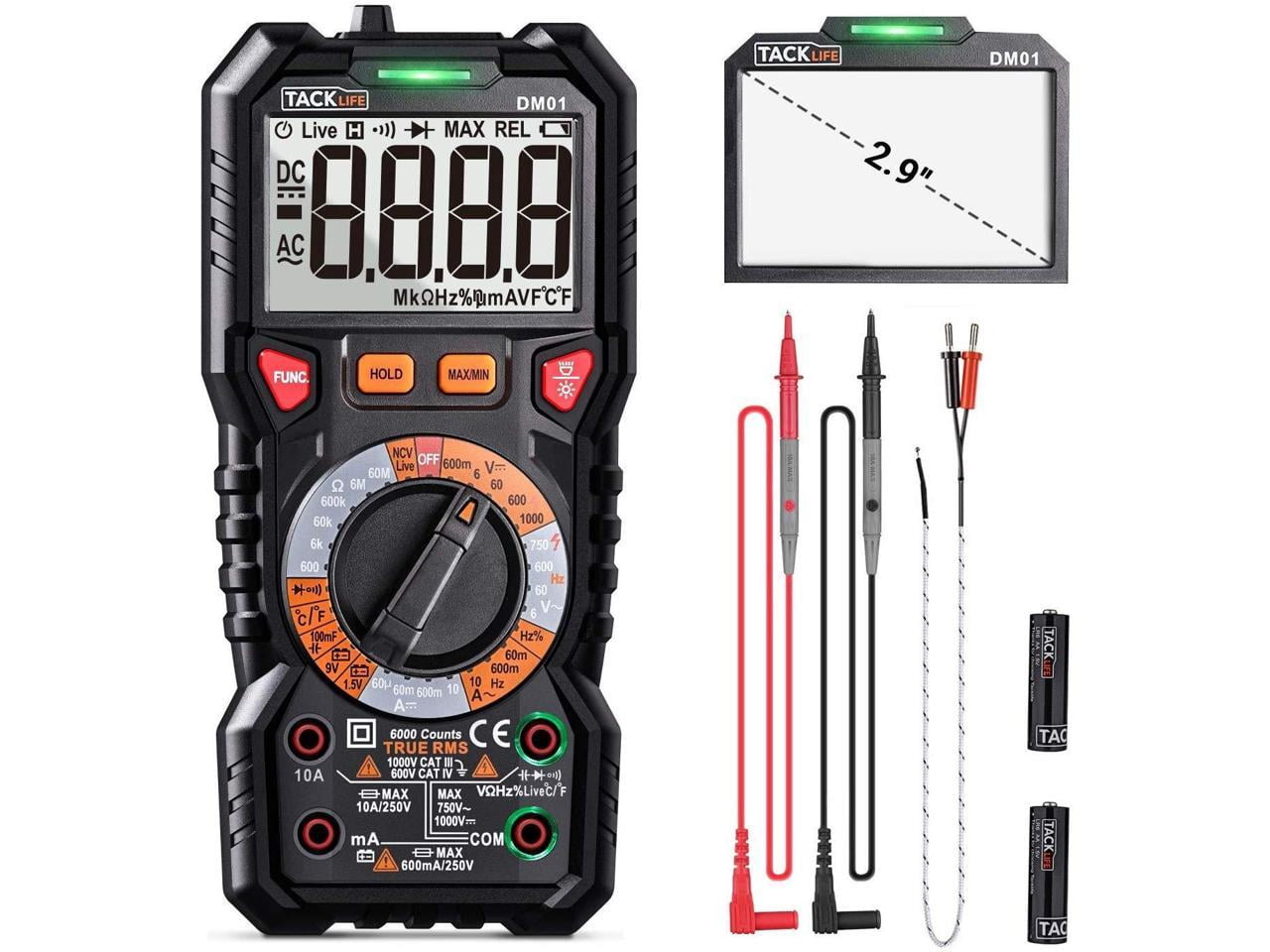 MULTIMETER TACKLIFE|DM01 R - Walmart.com