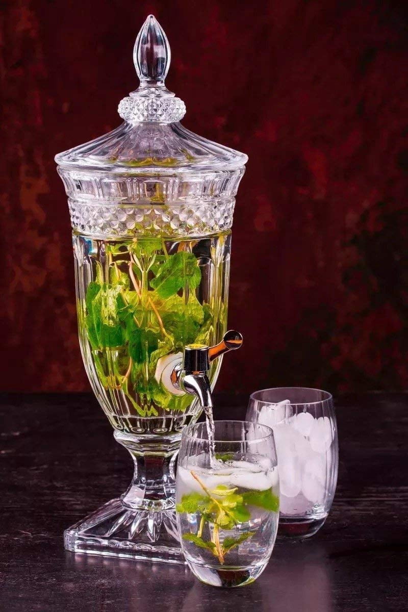 MULTIZONE 2000 ML Crystal Clear Water Tank Dispenser for Juice Liquor ...