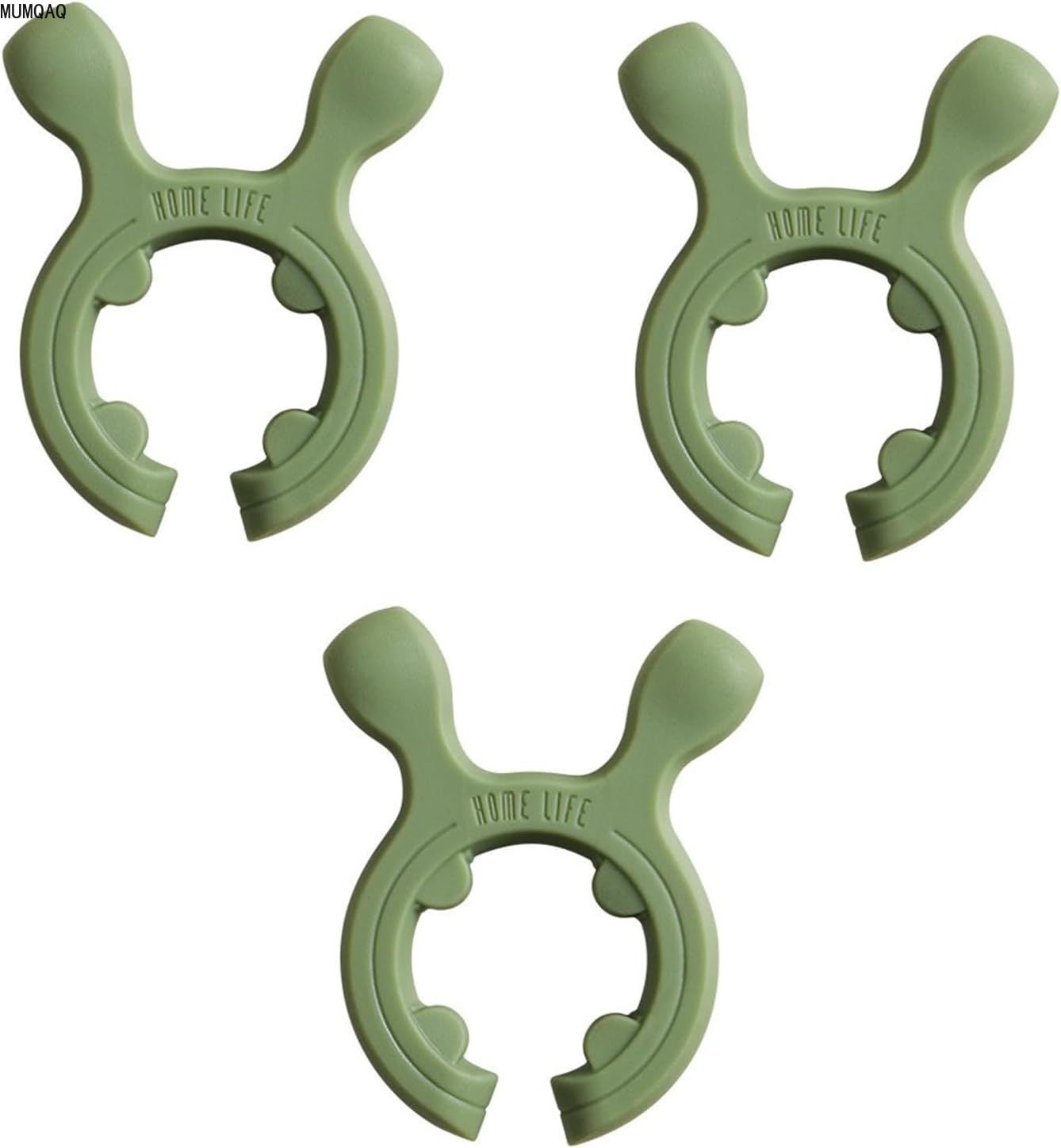 MUMQAQ 3 Pack Silicone Utensil Rest Clip-On Pot Handle Holder, Deer ...