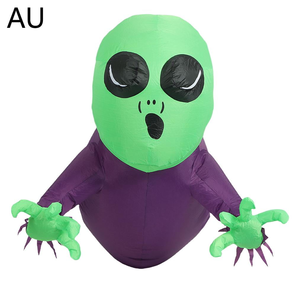 MUMQAQ 4 Ft Halloween Inflatables Outdoor Decorations Broke Out from ...