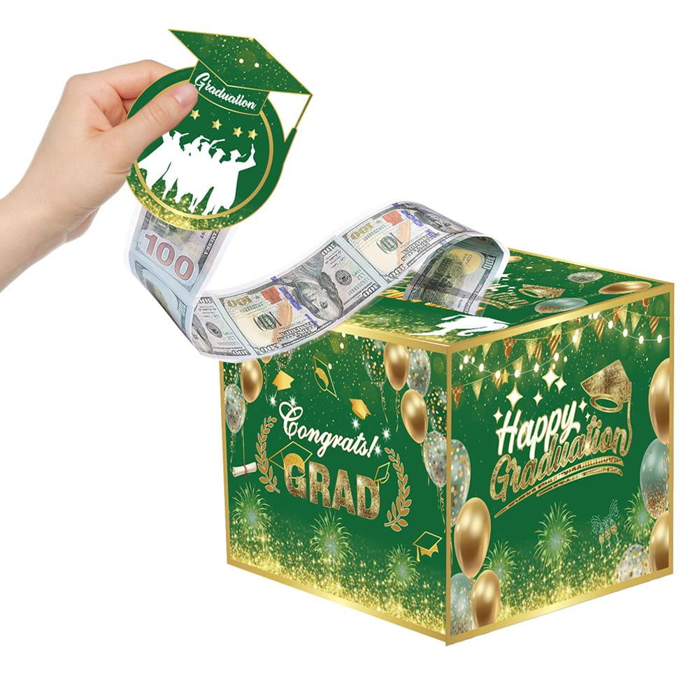 MUMQAQ Graduation Money Box For Cash Gift Pull, Money Box with Pull Out ...