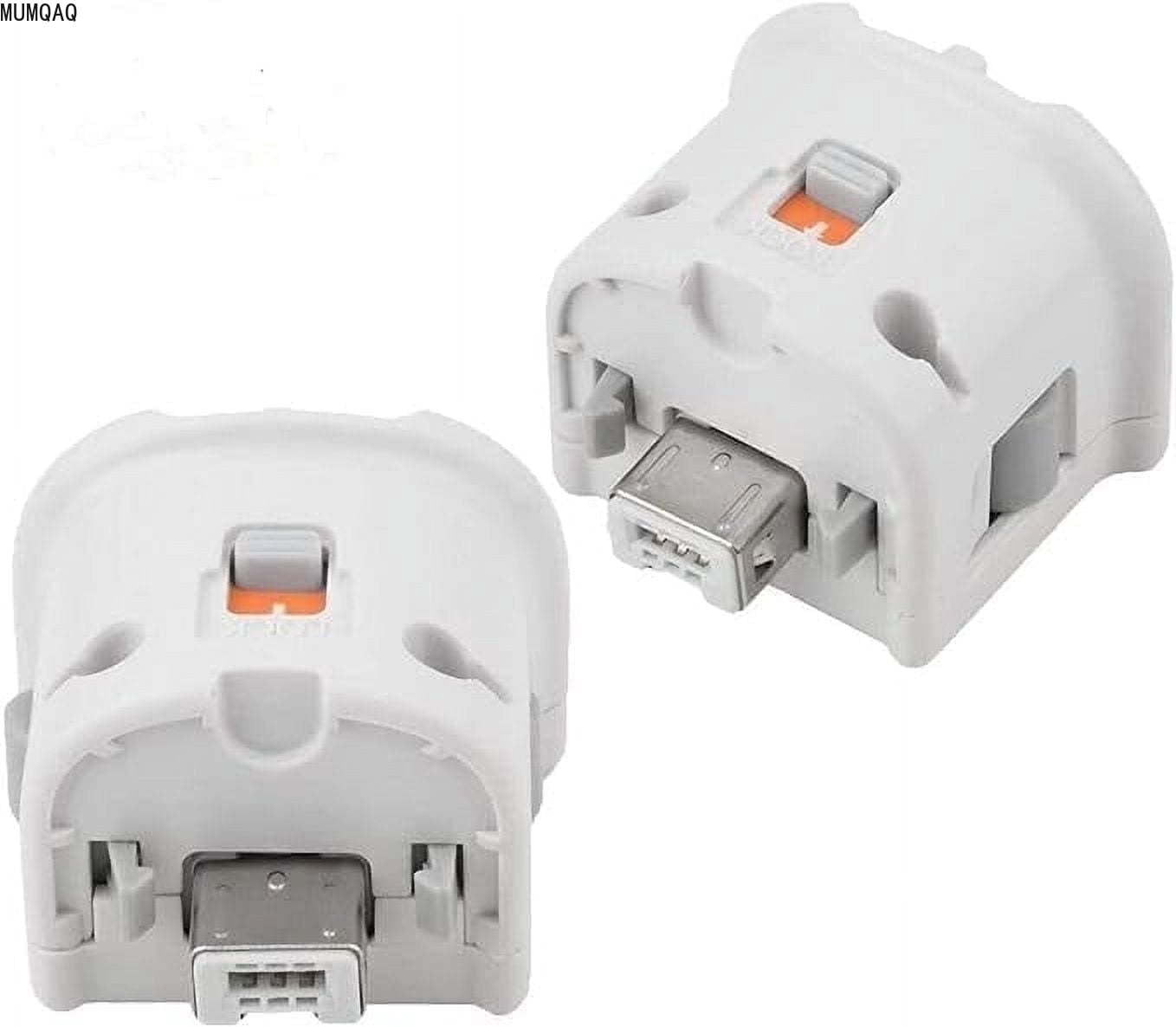 MUMQAQ Wii Motion Plus Adapter for Original Wii Remote (2-Pack) (White ...