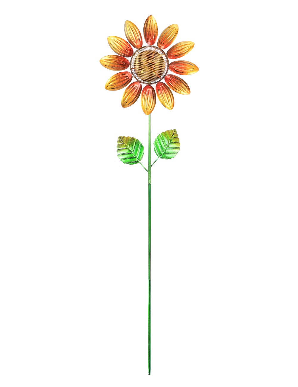 MUMTOP Solar Wind Spinner 33 Inch Sunflower Wind Sculptures for Garden ...