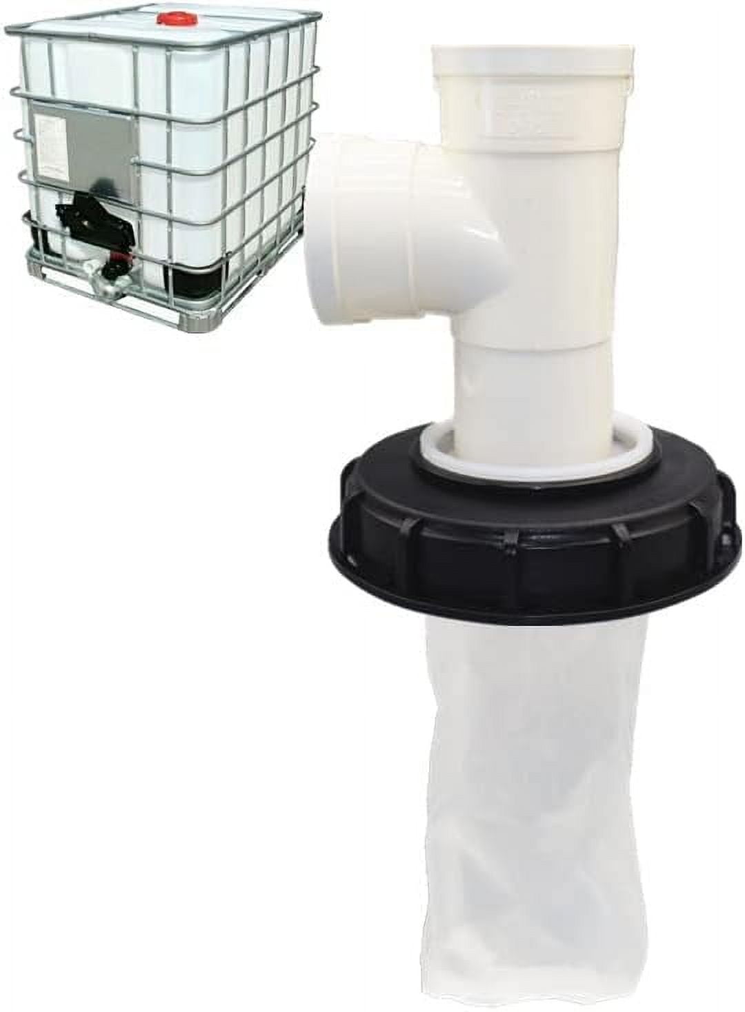 MUMU F-Shaped IBC Tank Cover with Washable Nylon Filter for 1000L IBC ...