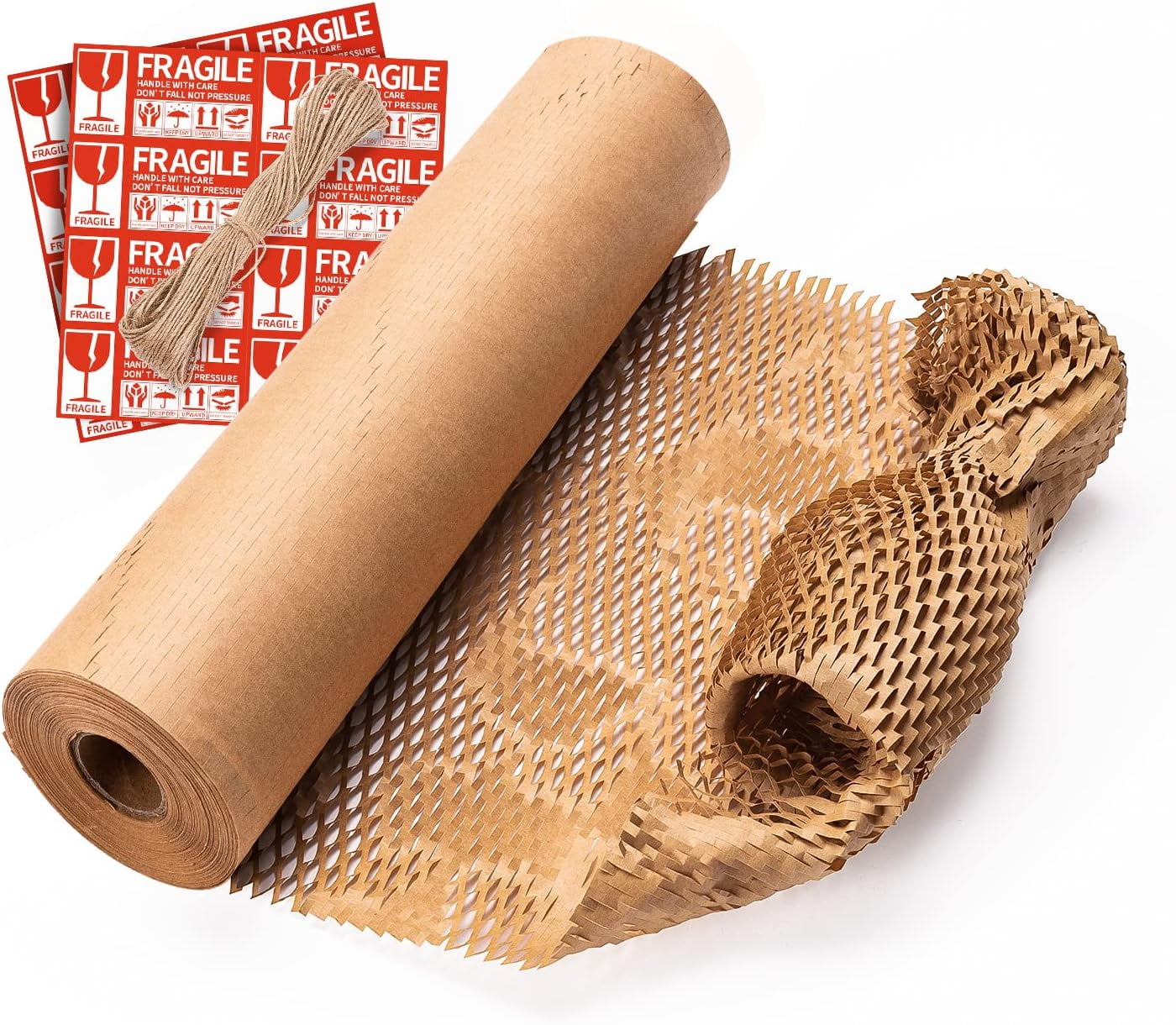 MUNBYN Honeycomb Packing Paper, 15 inches x 120 feet Eco Friendly and ...