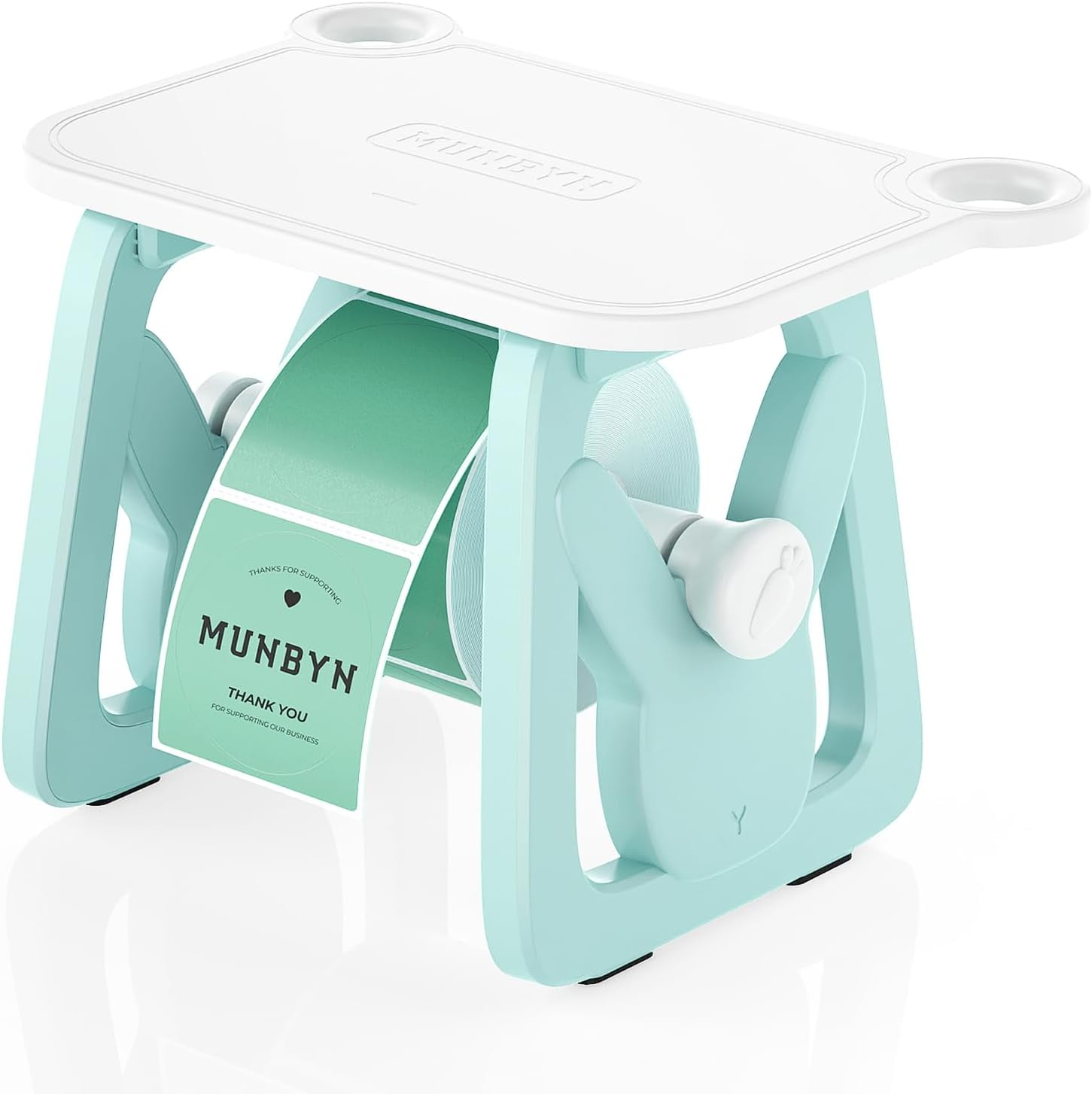 MUNBYN Label Holder for Rolls and Fanfold Labels, Thermal Sticker ...