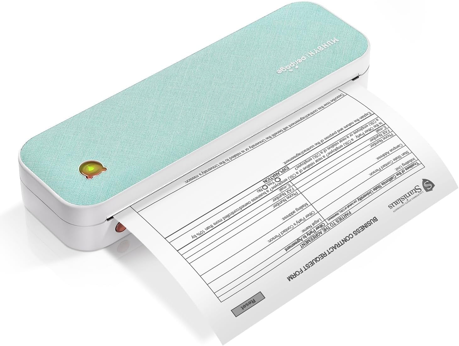 MUNBYN Portable Bluetooth Thermal Printer ITP01, Support 8.5x11 US ...