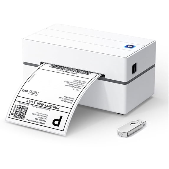 MUNBYN Shipping Label Printer 4x6 USB Thermal Label Printer, Desktop ...