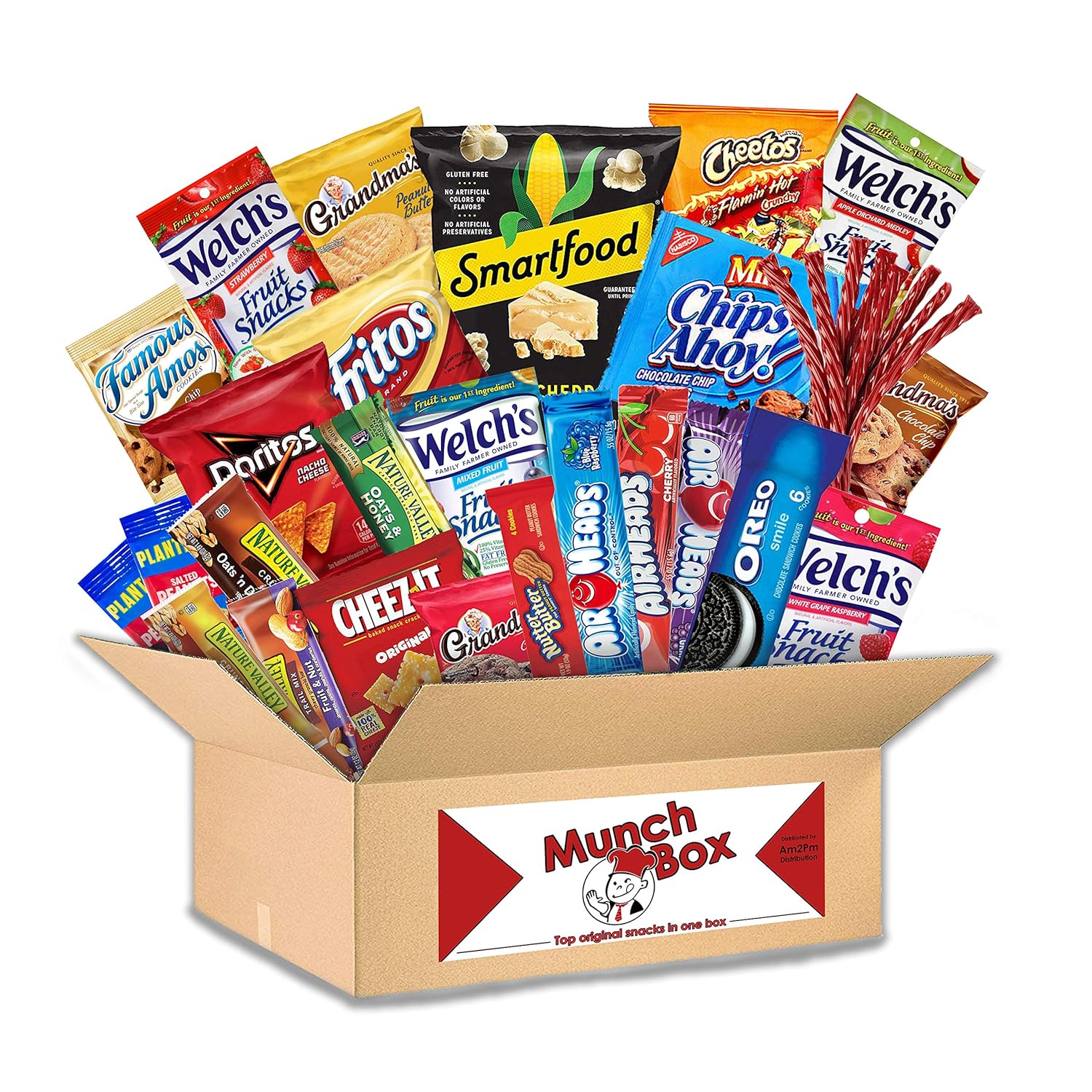 MUNCH BOX ULTIMATE CARE PACKAGE (42 UNT) OKIES BARS CHIPS CANDY ...