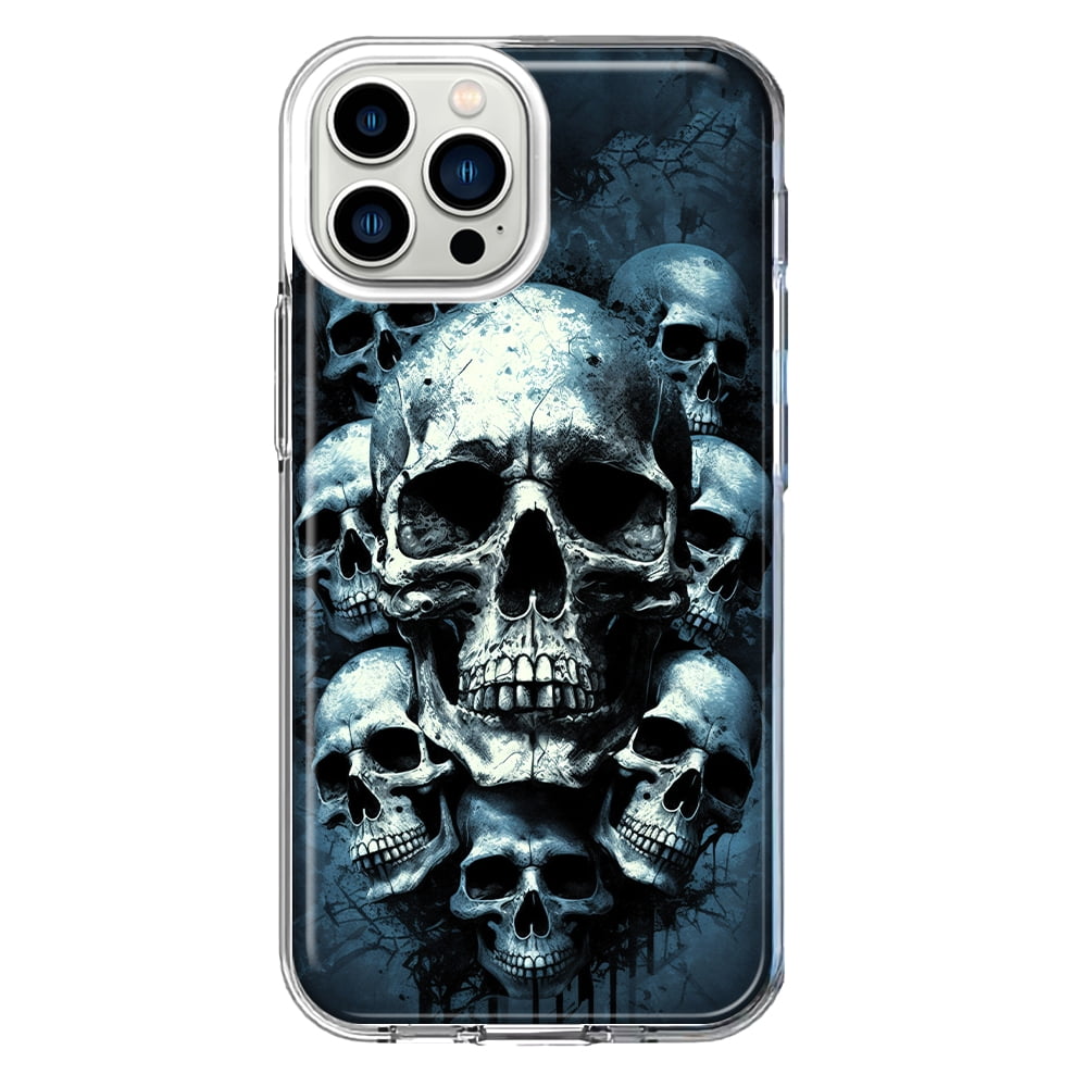 MUNDAZE Apple iPhone 11 Pro Graveyard Death Dream Skulls Double Layer ...