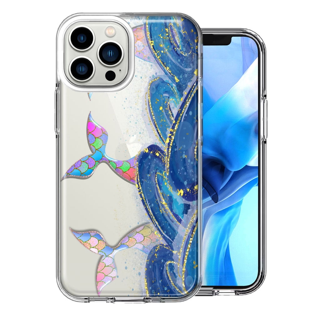 MUNDAZE Apple iPhone 13 Pro Max Rainbow Mermaid Tails Scales Ocean ...