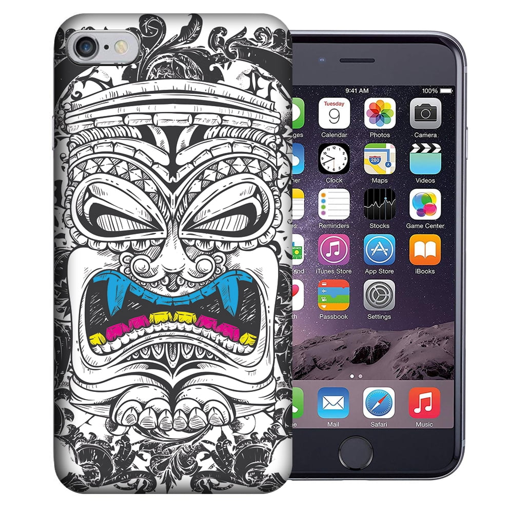 MUNDAZE Apple iPhone SE 6 7 8 Design Case - Aztec Tribal Design Cover ...