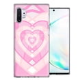 MUNDAZE For Samsung Galaxy Note 10 Pink Gem Hearts Design Double Layer ...