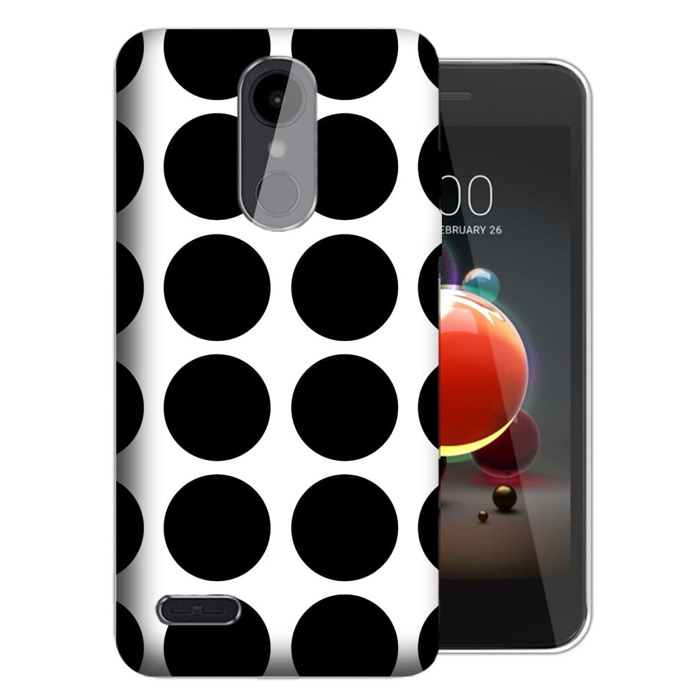 MUNDAZE LG Stylo 5 Black Polkadots Design Phone Case Cover - Walmart ...