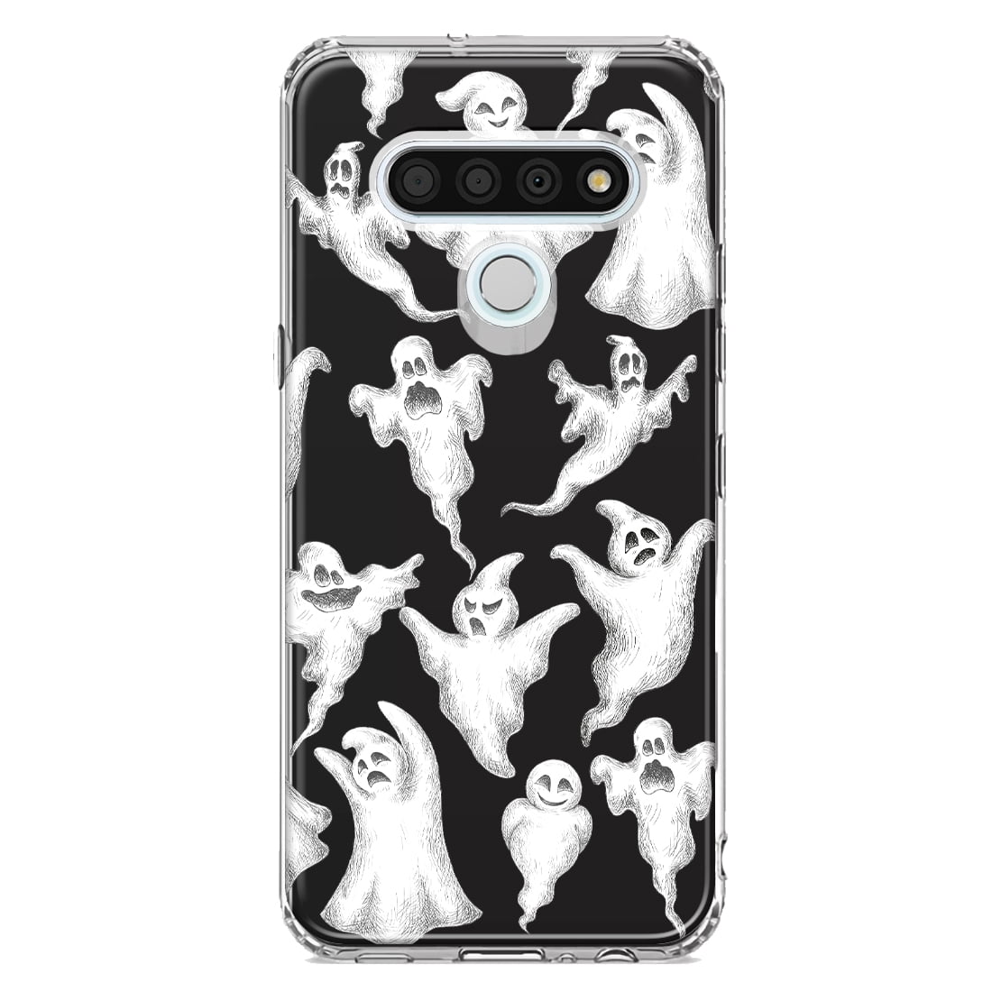 MUNDAZE LG Stylo 6 Shockproof Clear Hybrid Protective Phone Case Cute ...