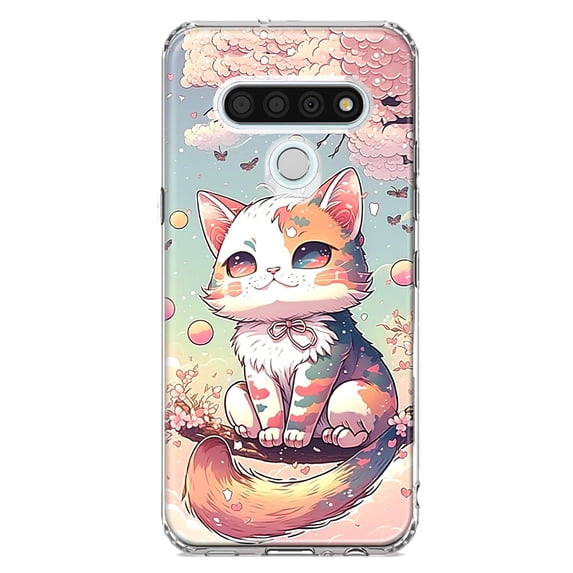 MUNDAZE LG Stylo 6 Shockproof Clear Hybrid Protective Phone Case Kawaii ...