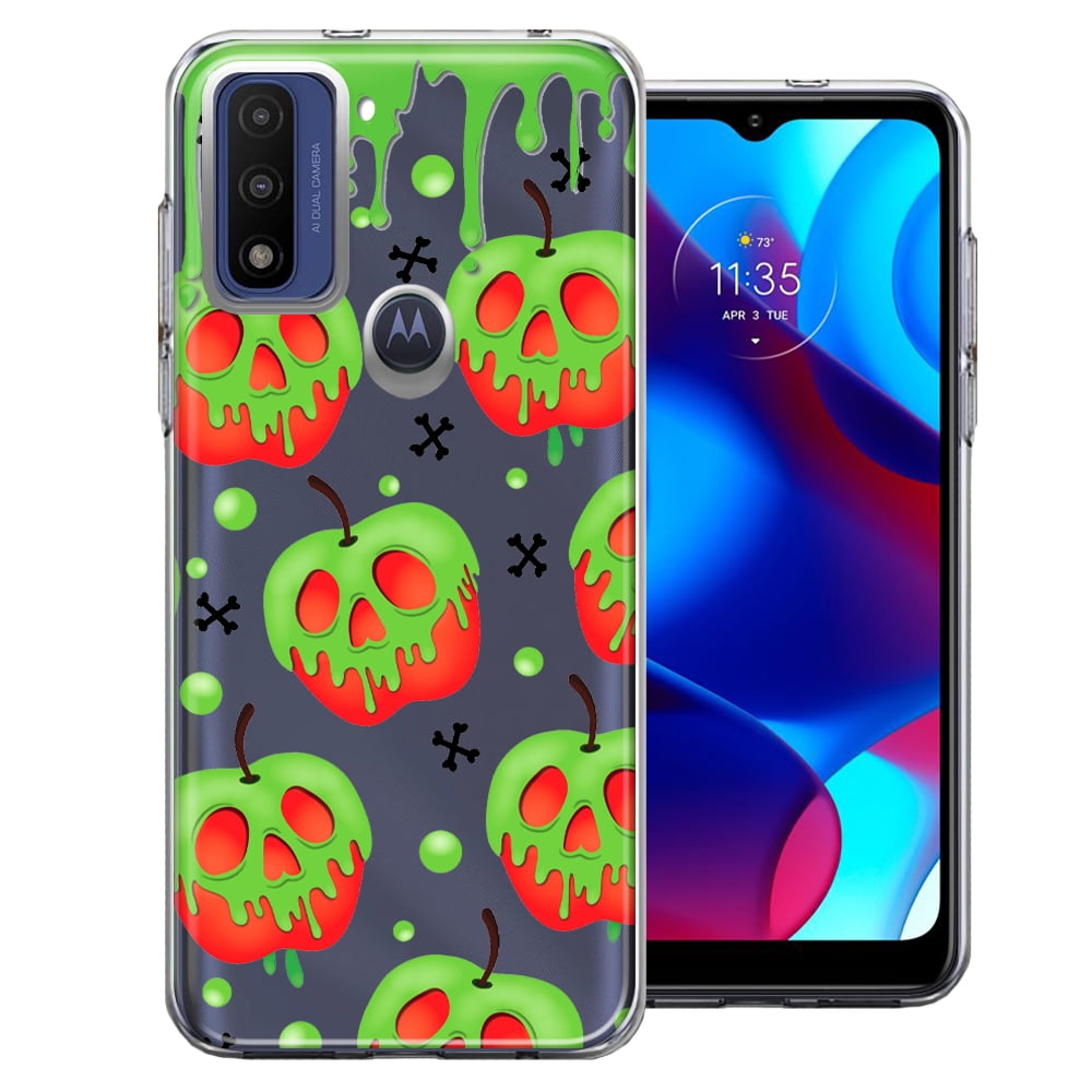 MUNDAZE Motorola Moto G Pure Halloween Poison Apple Skulls Spooky Fairy ...
