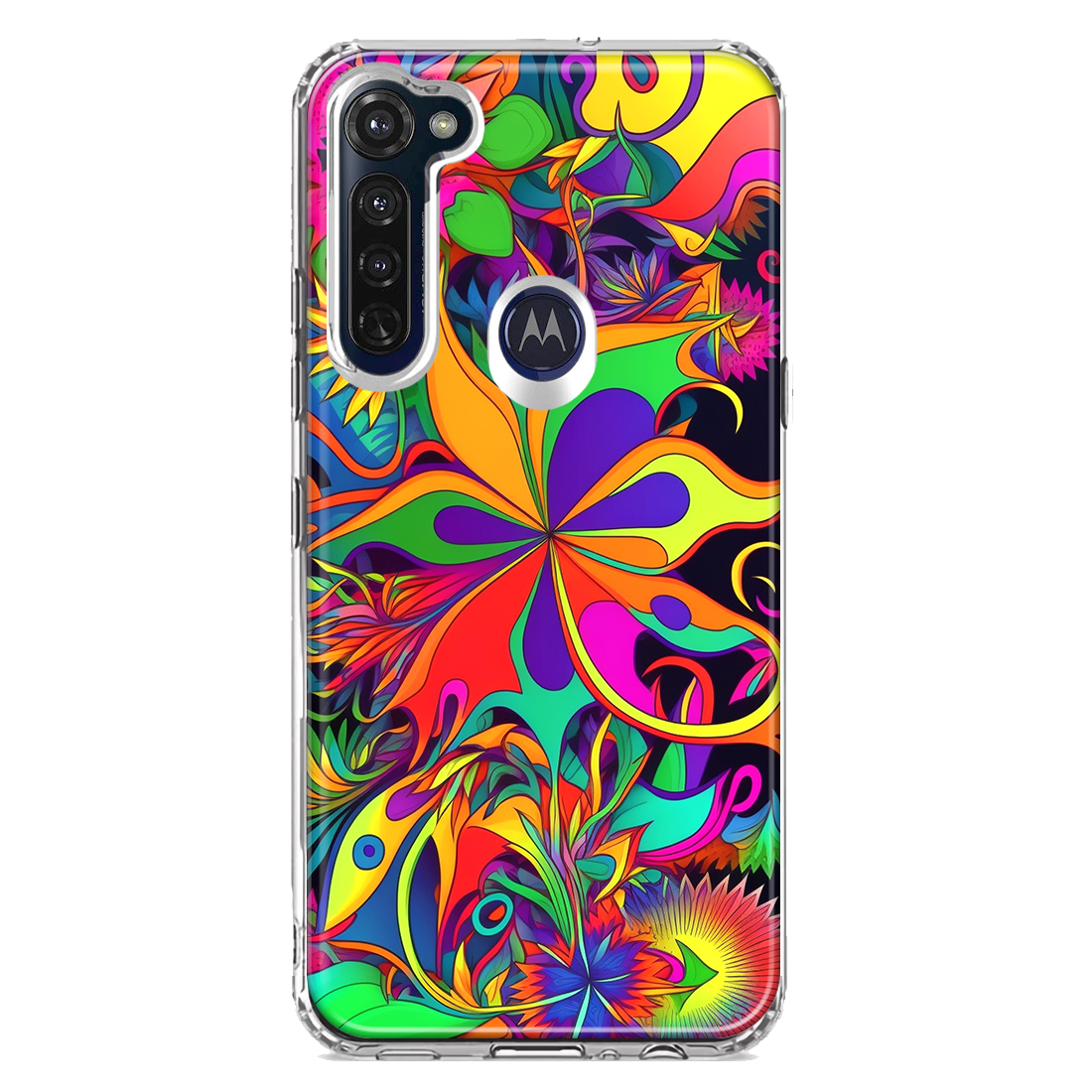 MUNDAZE Motorola Moto G Stylus Shockproof Clear Hybrid Protective Phone ...