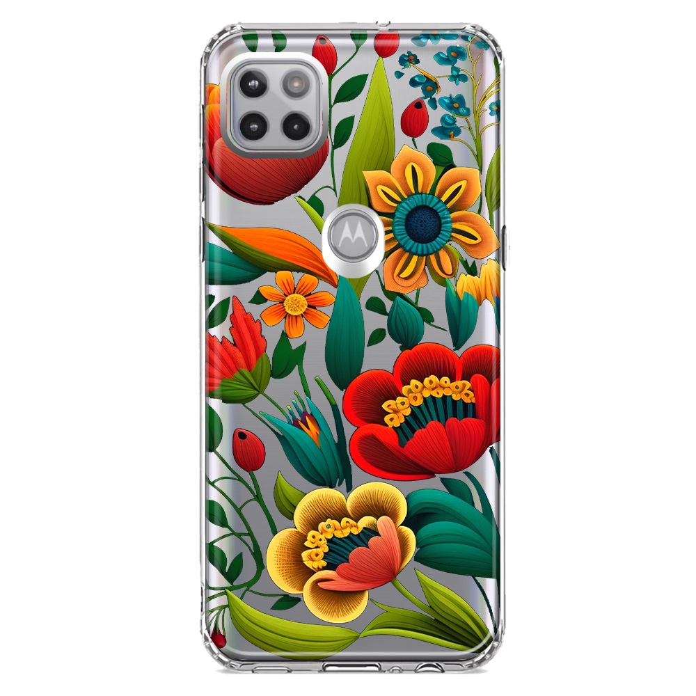 MUNDAZE Motorola One 5G Ace Shockproof Clear Hybrid Protective Phone ...