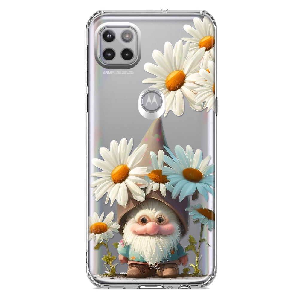 MUNDAZE Motorola One 5G Ace Shockproof Clear Hybrid Protective Phone ...