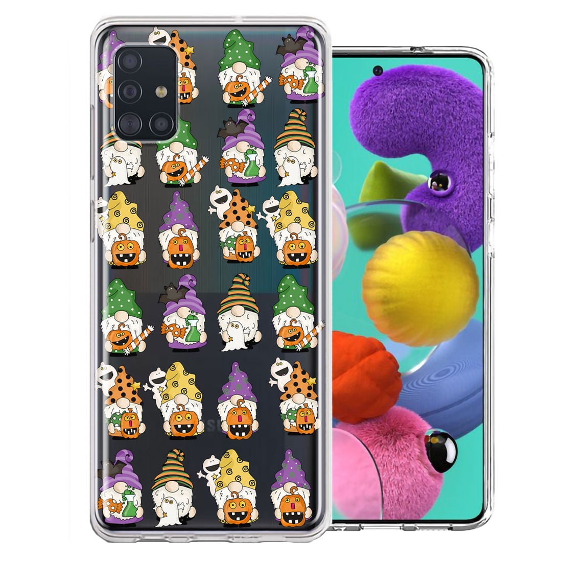 MUNDAZE Samsung Galaxy A51 Spooky Halloween Gnomes Cute Characters ...