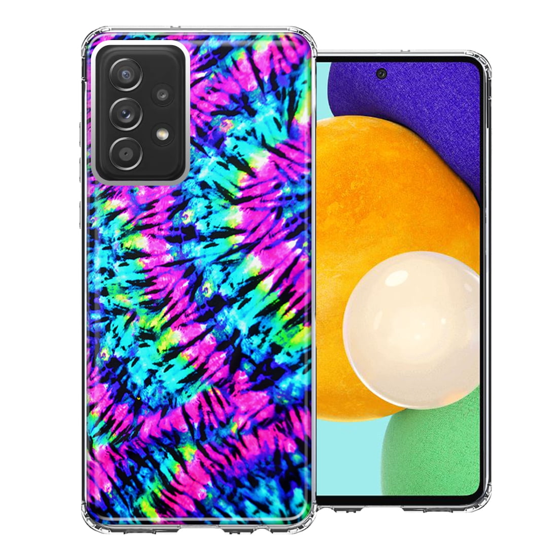 MUNDAZE Samsung Galaxy A53 Hippie Tie Dye Double Layer Phone Case Cover ...