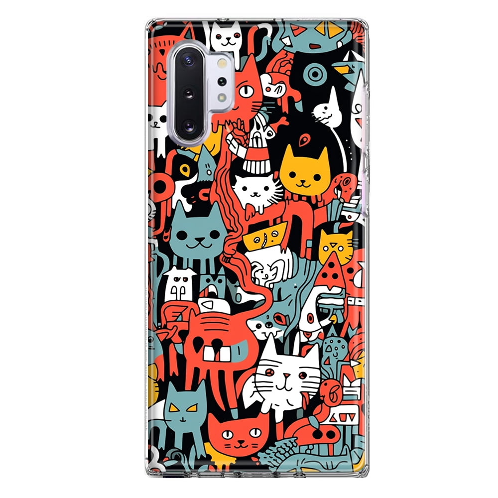 MUNDAZE Samsung Galaxy Note 10 Plus Shockproof Clear Hybrid Protective ...