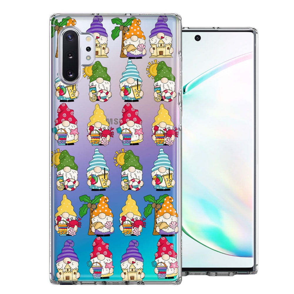 MUNDAZE Samsung Galaxy Note 10 Summer Beach Cute Gnomes Sand Castle ...