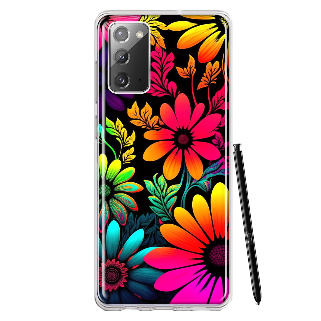 MUNDAZE Samsung Galaxy Note 20 Shockproof Clear Hybrid Protective Phone ...