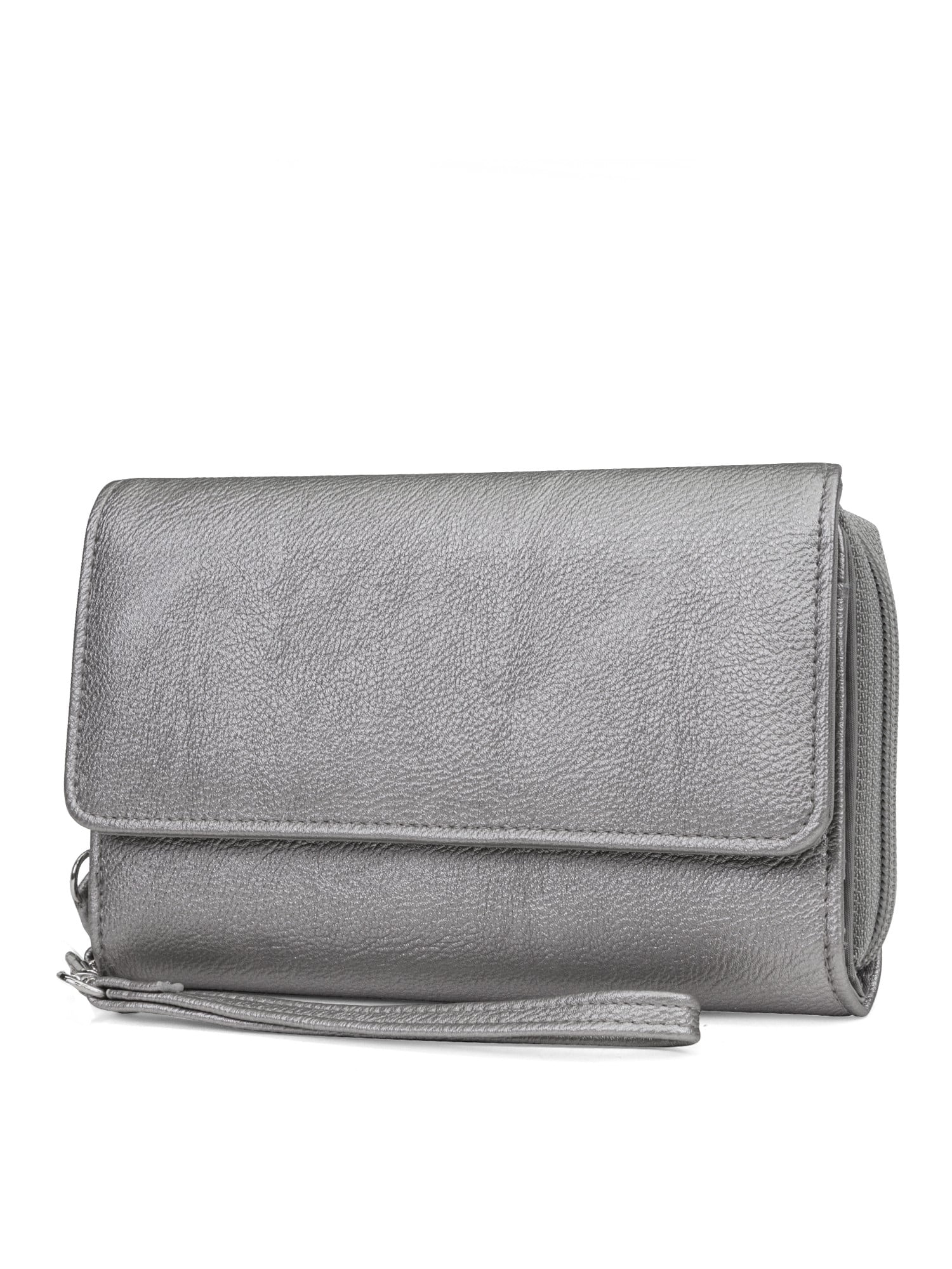 MUNDI Big Fat Womens RFID Blocking Wallet Clutch Organizer Removable ...