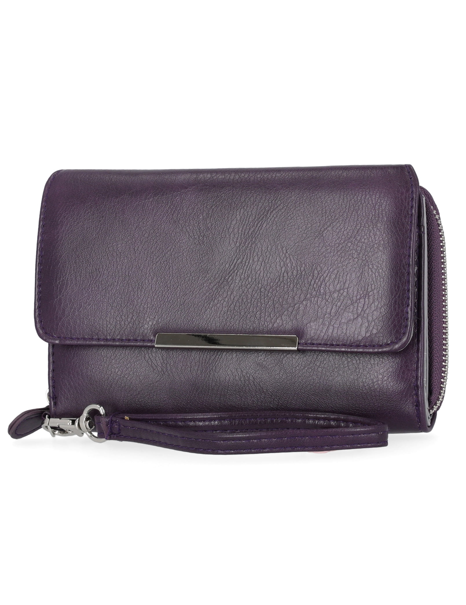 MUNDI Big Fat Womens RFID Blocking Wallet Clutch Organizer Removable ...