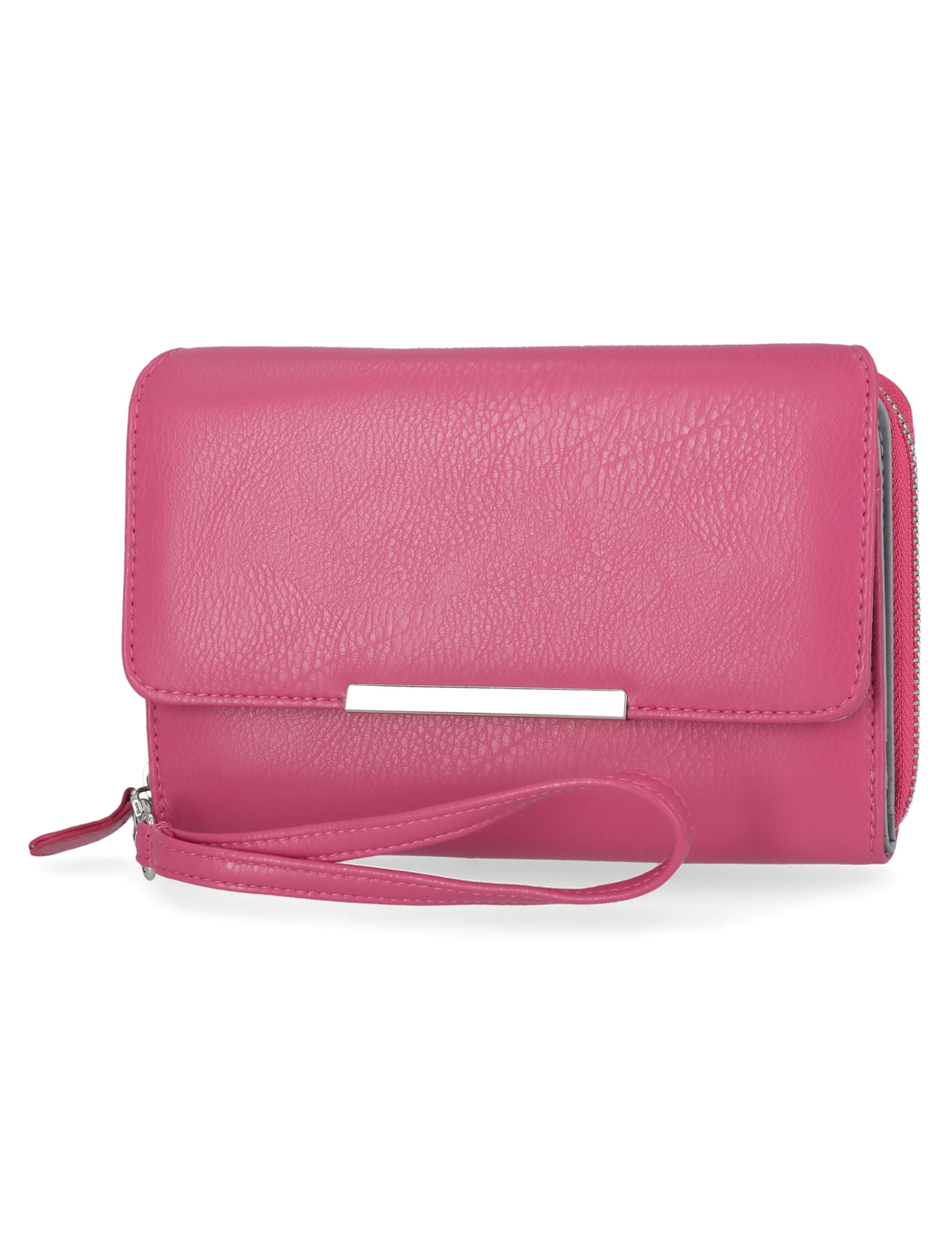 MUNDI Big Fat Womens RFID Blocking Wallet Clutch Organizer Removable ...