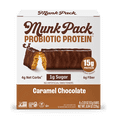 MUNK PACK Probiotic Protein™ Bars - Caramel Chocolate - 15g Protein ...