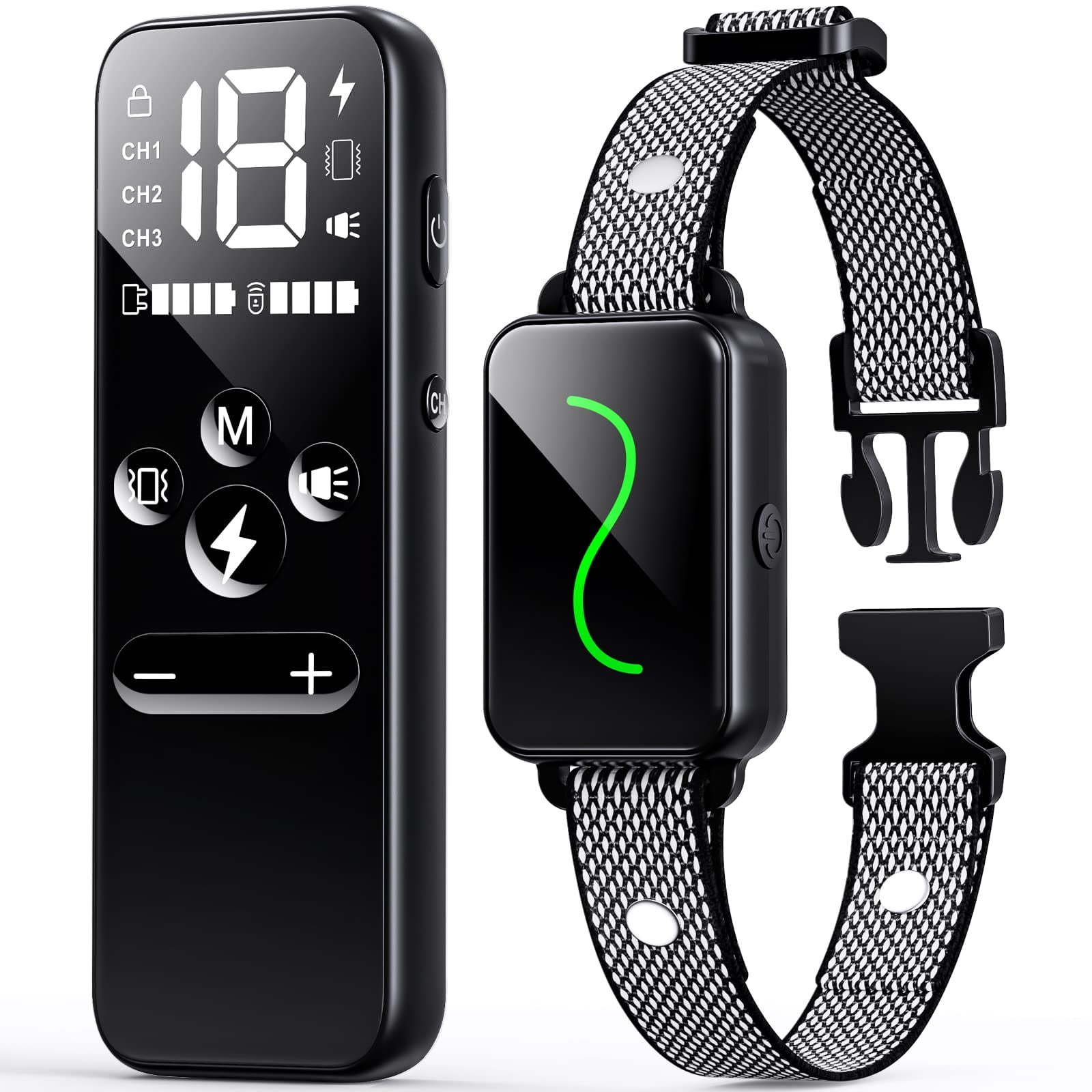 MUOKLGH Dog Shock Collar, Training Collar with Remote for Puppies,Small ...