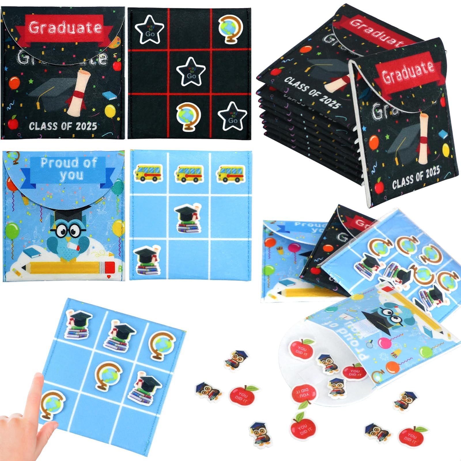 MUOUAKATE Kindergarten Graduation Gifts Bulk, 24 Set Strategic Board Game for Boys Girls ...