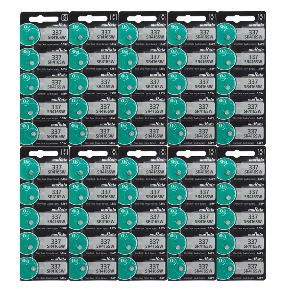 MURATA 337 SR416SW WATCH BATTERIES SR416 D337 V337 Sealed Authorized ...
