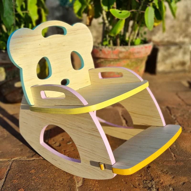 MUREN Childs Rocking Chairs 1 to 3 Years Classic HandMade Wooden ...