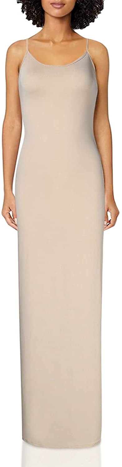 MURMUREY Women Sleeveless Spaghetti Strap Cami Maxi Slip Dress ...