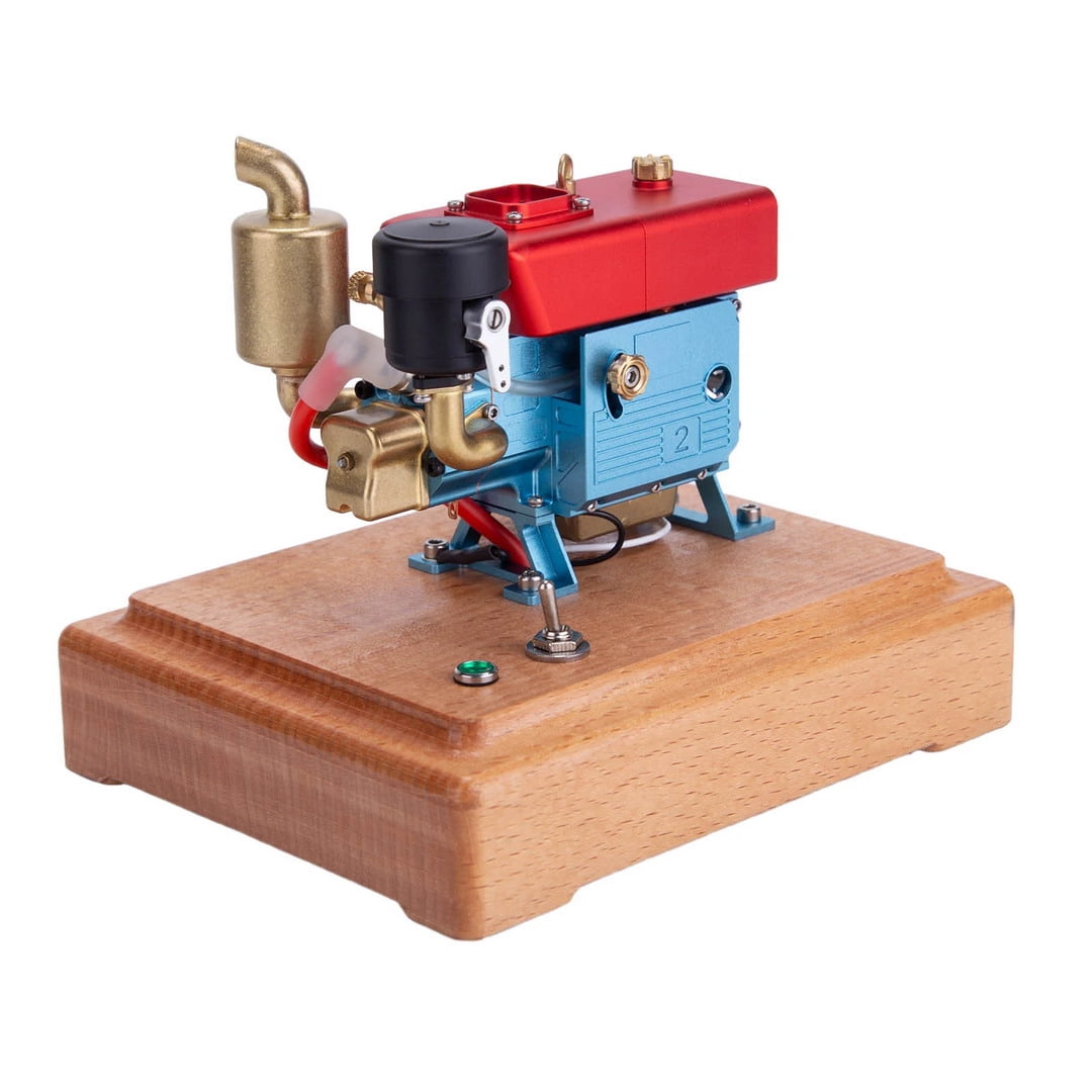 MUSA 1/8 2.6cc Mini Single-Cylinder 4-Stroke Gas Engine Model Kit ...
